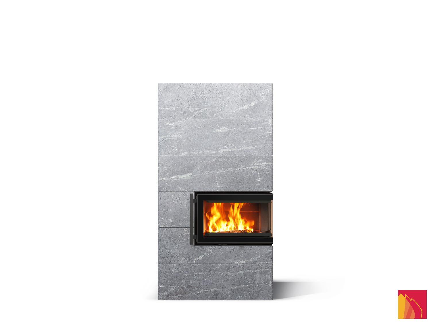 Tulikivi PETRO - Speckstein-Massivholzofen