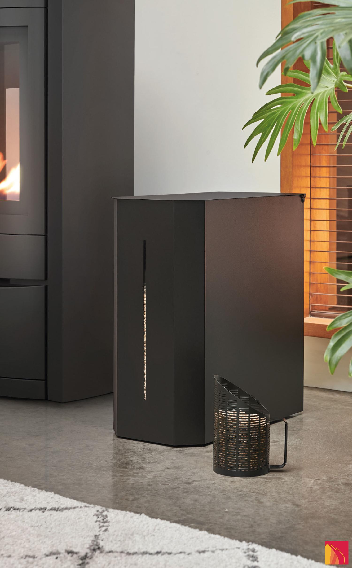 Genius pellet store - Wood Storage